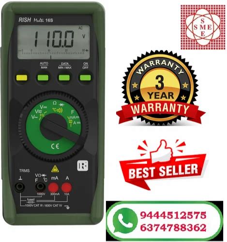Rishabh 16s Digital Multimeter 4 Digit At ₹ 9280 Piece In Chennai Id