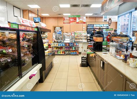 7 Eleven Editorial Stock Image Image Of Goods Interior 104543434