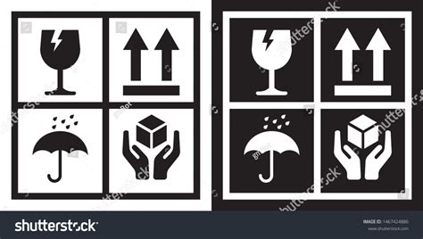 Fragile Symbol For Packaging