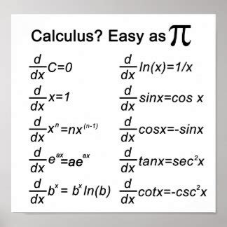 Calculus Posters Zazzle