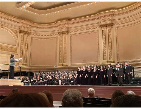 Whs Choir Takes Stage At Carnegie Hall During New York Tour News