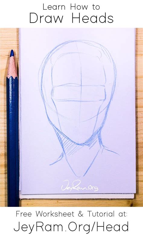 How To Draw The Head From Any Angle Free Worksheet Video Tutorial Artofit