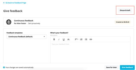 Deleting Feedback Really Important Personio Voyager Community