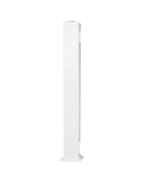 Composite Prime Balustrade White Middle Post Kit Grass Direct