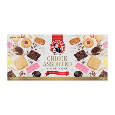 Bakers Choice Assorted Range Biscuits 200g Biscuits Cookies And Cereal