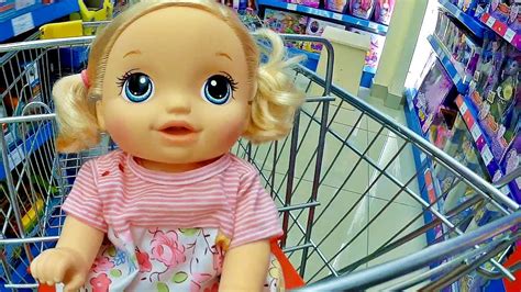 Куклы Пупсики Беби Элайв Соня Делает Покупки в Магазине Играем в Игрушки для девочек Зырики ТВ