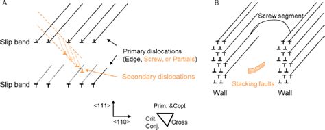 Schematic Illustrations Of Two Typical Fatigue Induced Dislocation Download Scientific Diagram