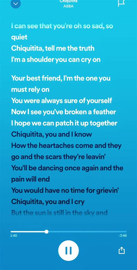 Chiquitita Lyrics Video Abba Summervibes Nostalgia Throwback Tiktok