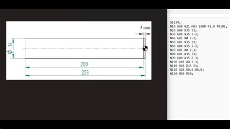 CNC Turning Program Facing Operation How To Write CNC Program YouTube