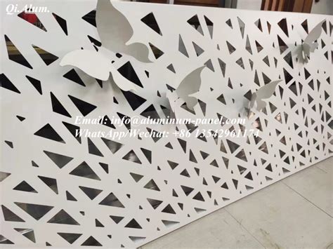 Polyester Paint Perforated Aluminum Sheet Curtain Wall Decorative