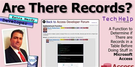 Are There Records In Microsoft Access Dev Community