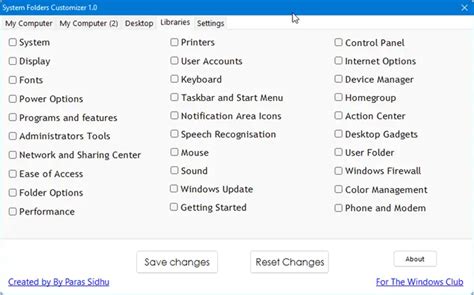 System Folders Customizer Add Special Folders To Windows Explorer