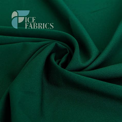 Hunter Green Solid Poly Poplin Upholstery Fabric By The Yard