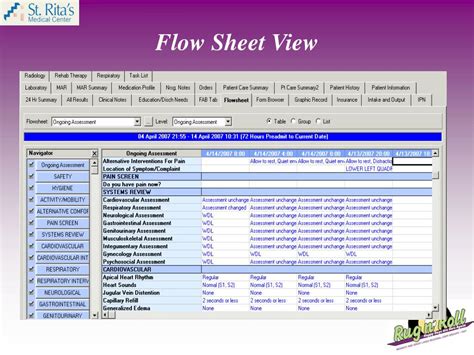 Ppt Designing Assessment Flow Sheets For Charting By Exception Powerpoint Presentation Id