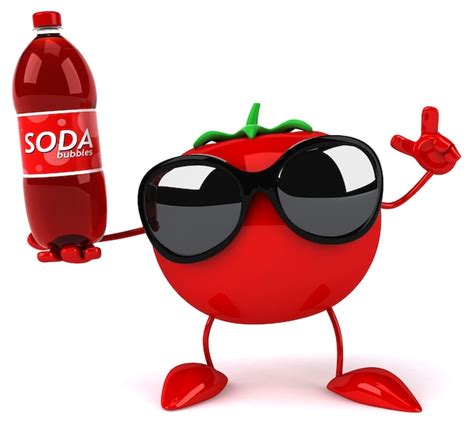 Premium Photo Fun Tomato Animation