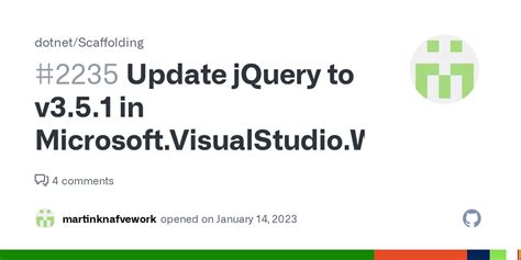 Update JQuery To V3 5 1 In Microsoft VisualStudio Web CodeGenerators