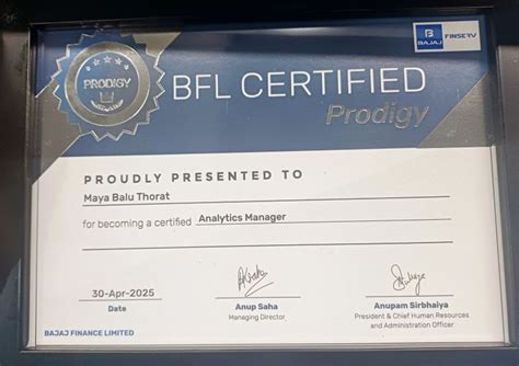 Honored To Receive The Prodigy Certificate Grateful For This