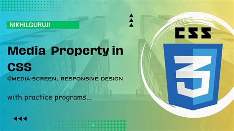 16 Media In Css How To Make Responsive Web Page Design In Css Media Screen Youtube