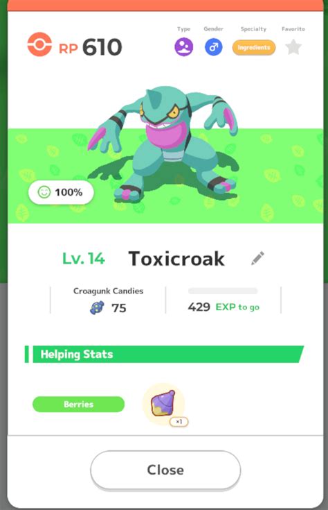 Wake Up And Got This Shiny Toxicroak R Pokemonsleep
