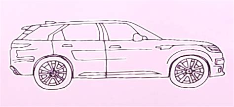 How To Draw Range Rover Land Rover SUV Car