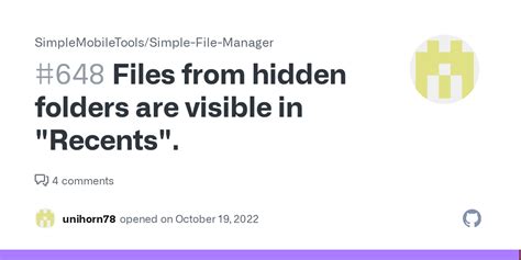 Files From Hidden Folders Are Visible In Recents Issue 648