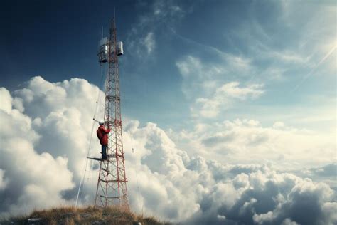 Premium Ai Image Man Searching For Mobile Phone Signal Long View