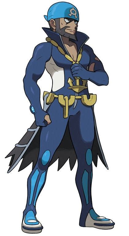 Team Aqua Leader Archie Pokemon Characters Pokemon Pokemon Teams