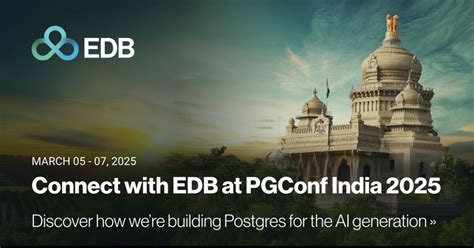 Postgres Pgconf2025 Edb Opensource Databaseinnovation Vivek Tomar