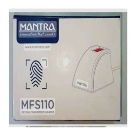 Mfs110 L1 Sensor Type Optical Sensors Mantra Fingerprint Scanner At ₹ 2700 Piece In Lucknow