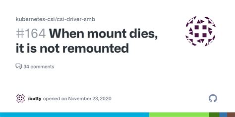 When Mount Dies It Is Not Remounted · Issue 164 · Kubernetes Csicsi