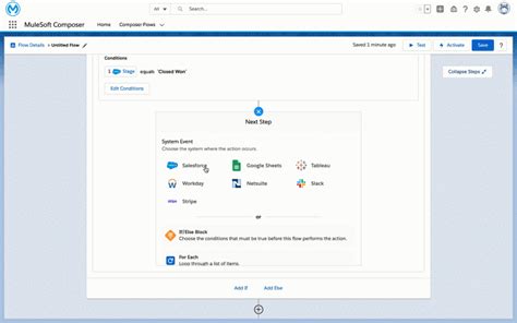 Mulesoft Composer Salesforce Integration With Clicks Not Code