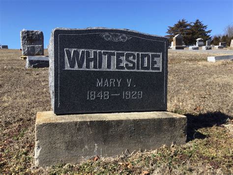 Mary Virginia Johnson Whiteside 1848 1929 Memorial Find A Grave