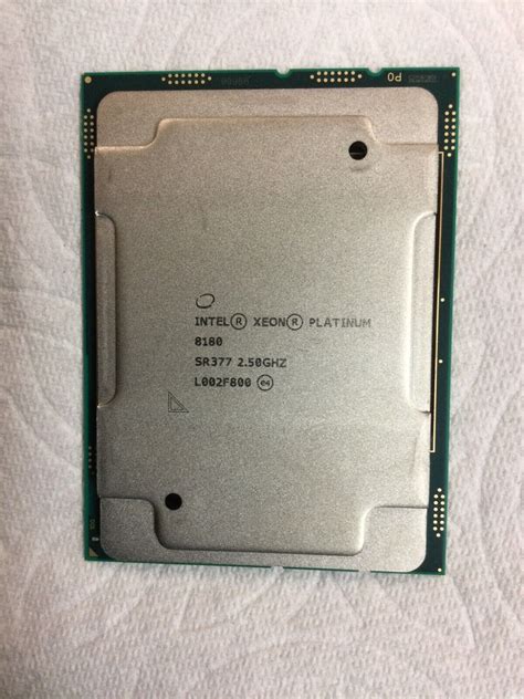 Intel Xeon Platinum 8180 Processor SR377 28-CORE 2.5 GHZ ...