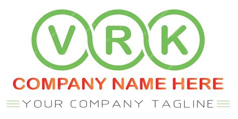 Premium Vector Vrk Letter Logo Design