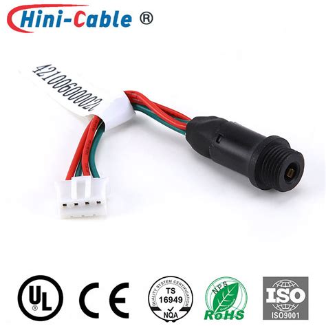 20mm 4pin To Interface Socket Earphone Waterproof Power Cable