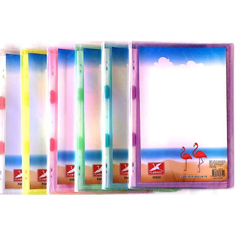 Flamingo แฟ้มโชว์พลาสติก A4 ฟลามิงโก้ 9085a Shopee Thailand