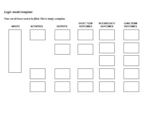47 Free Logic Model Templates For Effective Planning