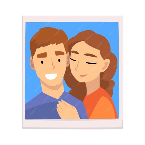 Retrato De Un Chico Y Una Chica Enamorados Una Pareja Romántica