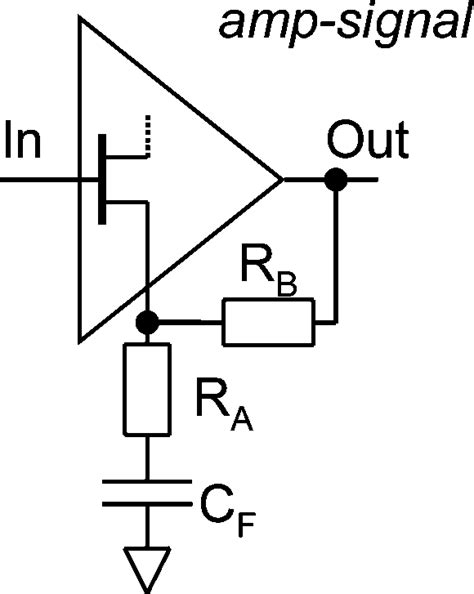 Schematic Diagram Of The Voltage Sensitive Preamplifier Download