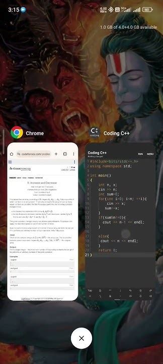 Increase And Decrease 246b Codeforces Solution In Cpp Coding Code