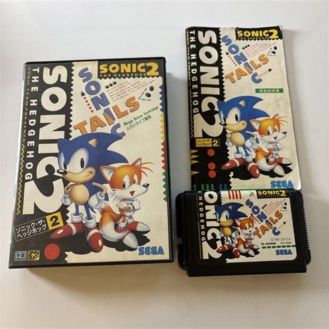 Sonic The Hedgehog 2 Sega Mega Drive Japan Ntsc J Manual Retro Unit