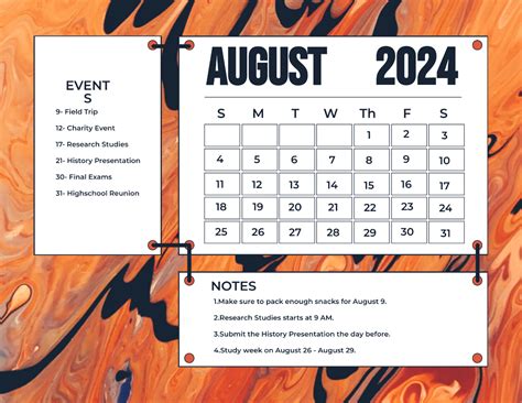 Free Monthly Planner Templates To Customize Online