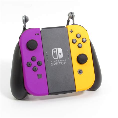Nintendo Switch Joy Con Controllers Neon Purple Orange