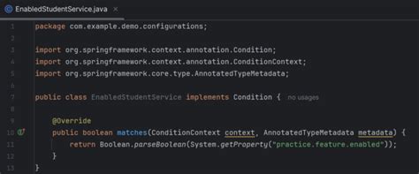 Spring Boot Conditional And ConditionalOnProperty