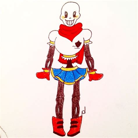 My Version Of Female Papyrus Undertale Geek Stuff Character