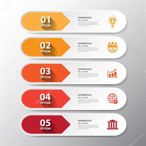 Design Simple Step Number Stock Vector Image By Sweetjinkz