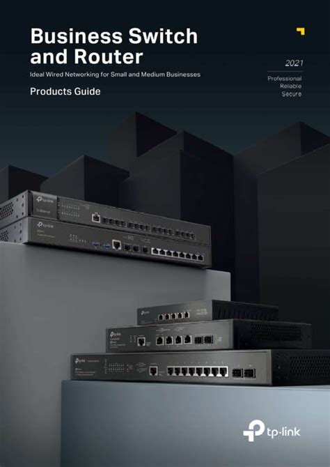 Tp Link Business Switch And Router Products Guide For Premium Networking Solutions