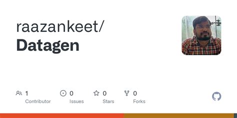 github raazankeet datagen