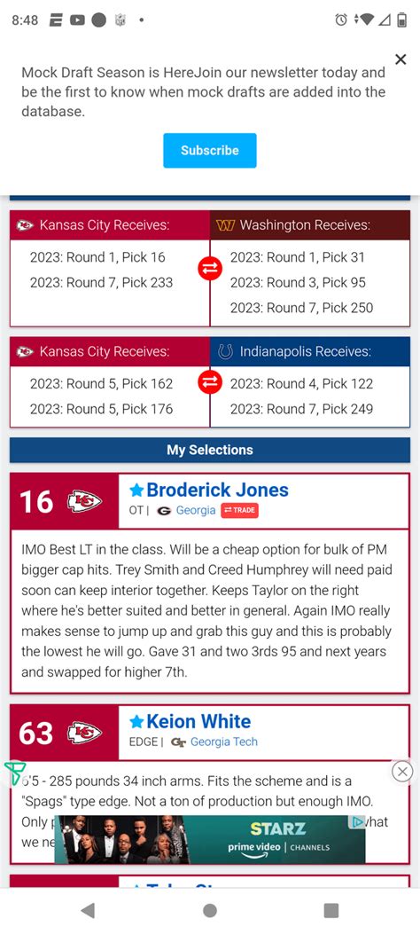 Tried Different Mock Database Think This Big Board Is Pretty Accurate