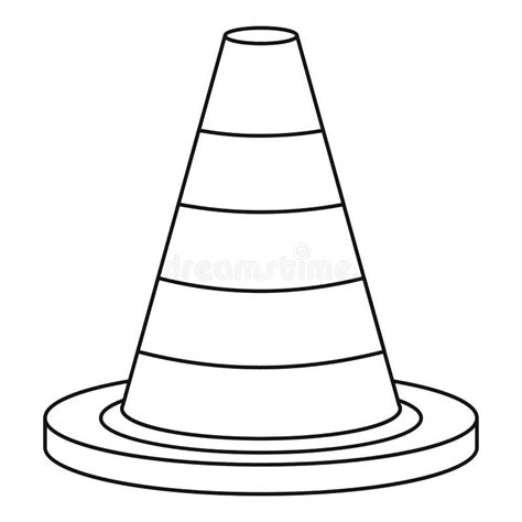 Construction Cone Page Coloring Pages